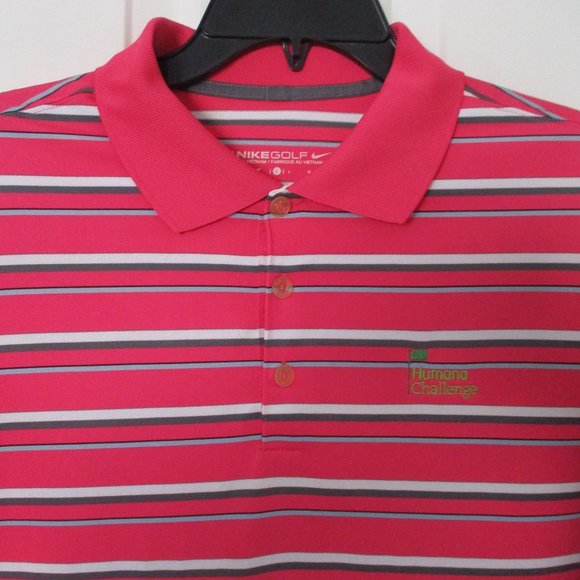 Nike | Shirts | Nike Mens Ss Humana Challenge Golf Tournament Hot Pink ...